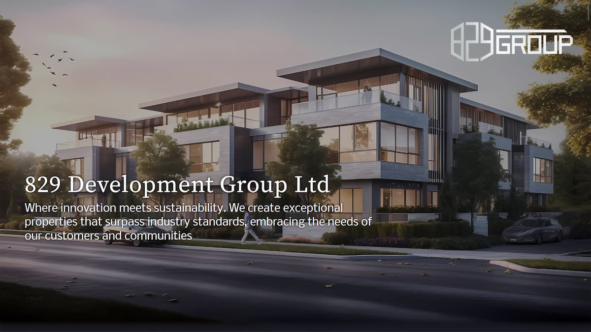 829 Development Group Ltd | Quality land development projects